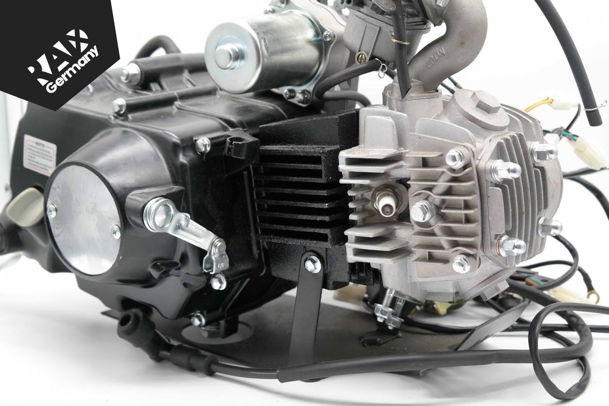 Motor komplett 125ccm Kickstart+E-Start Turnkey Plug and Play - RADX SHOP